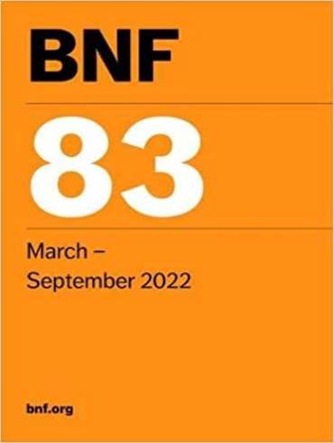 دانلود کتاب BNF 83 : British National Formulary March 2022 1st Edition ...